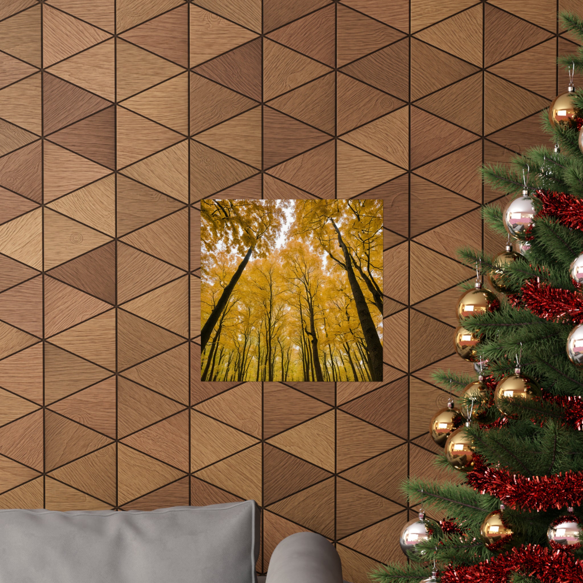 Yellow Maple Leaf Forest, Realistic (matte Vertical Posters) - Etsy