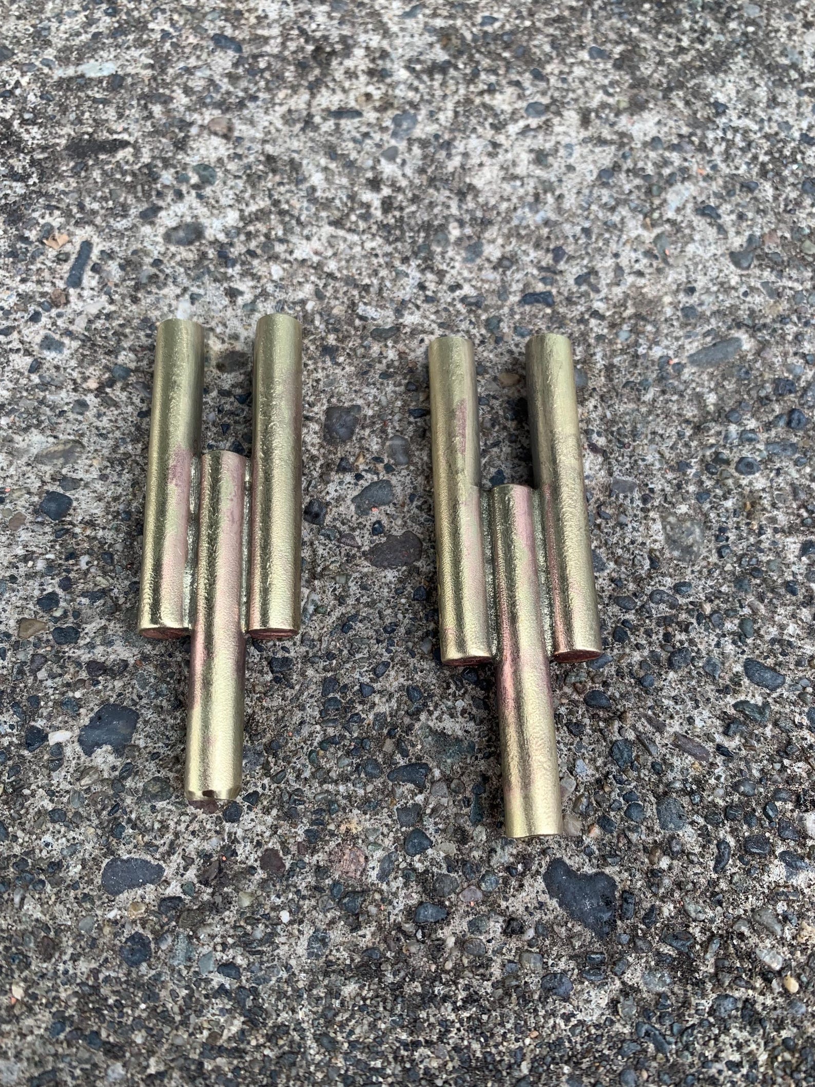 DIY Glass Display Forks, Set of 2, 100% Brass , Fused Glass Display ...