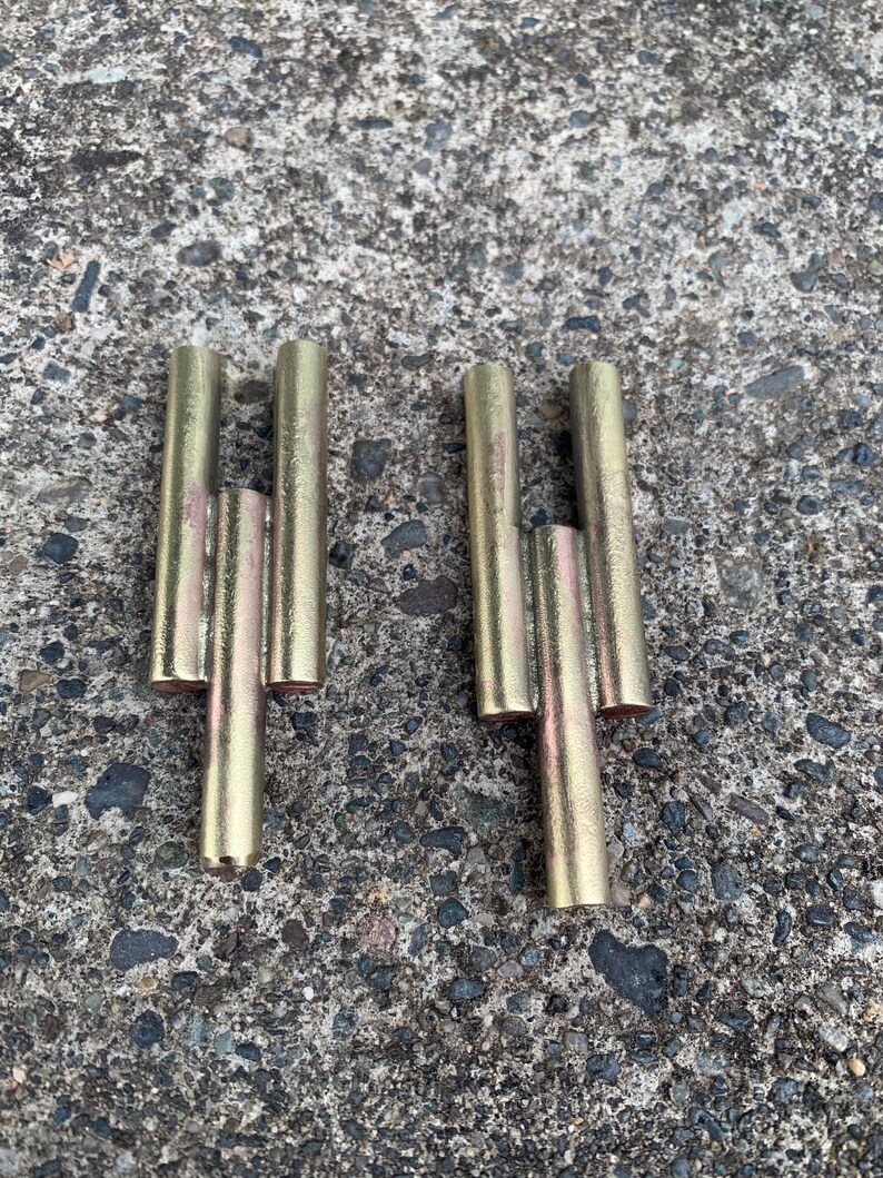 DIY Glass Display Forks, Set of 2, 100% Brass , Fused Glass Display ...