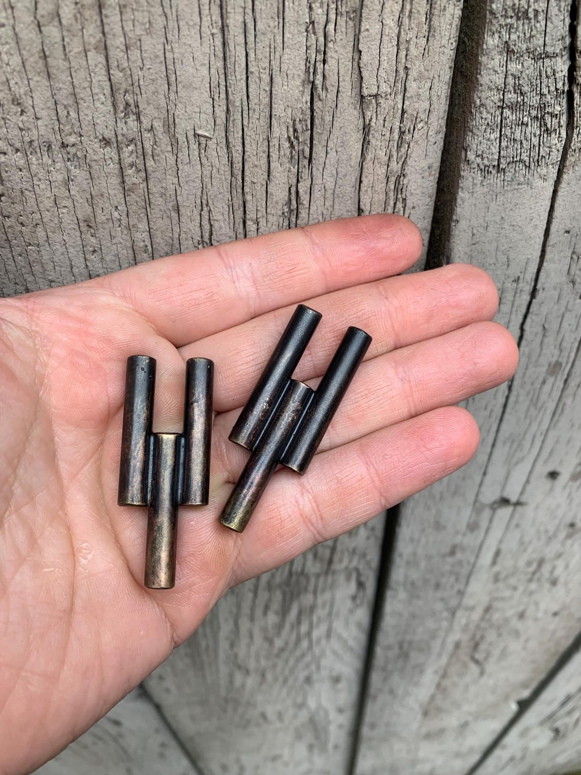 DIY Glass Display Forks, Set of 2, 100% Brass , Fused Glass Display ...