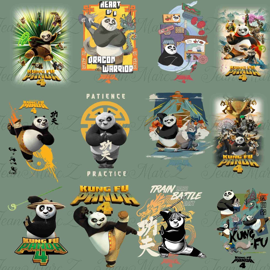 Kung Fu Panda 4 Dreamworks Png, Panda Character Digital Drawing, Kung ...