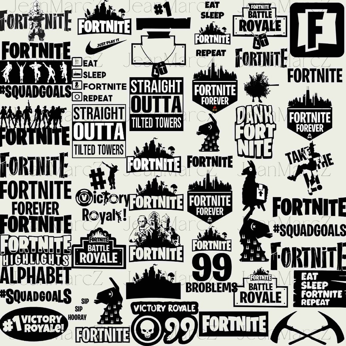 Fort Mega Game SVG, AD: F-nite Clipart Svg, F-nite Lama, F-nite Game ...