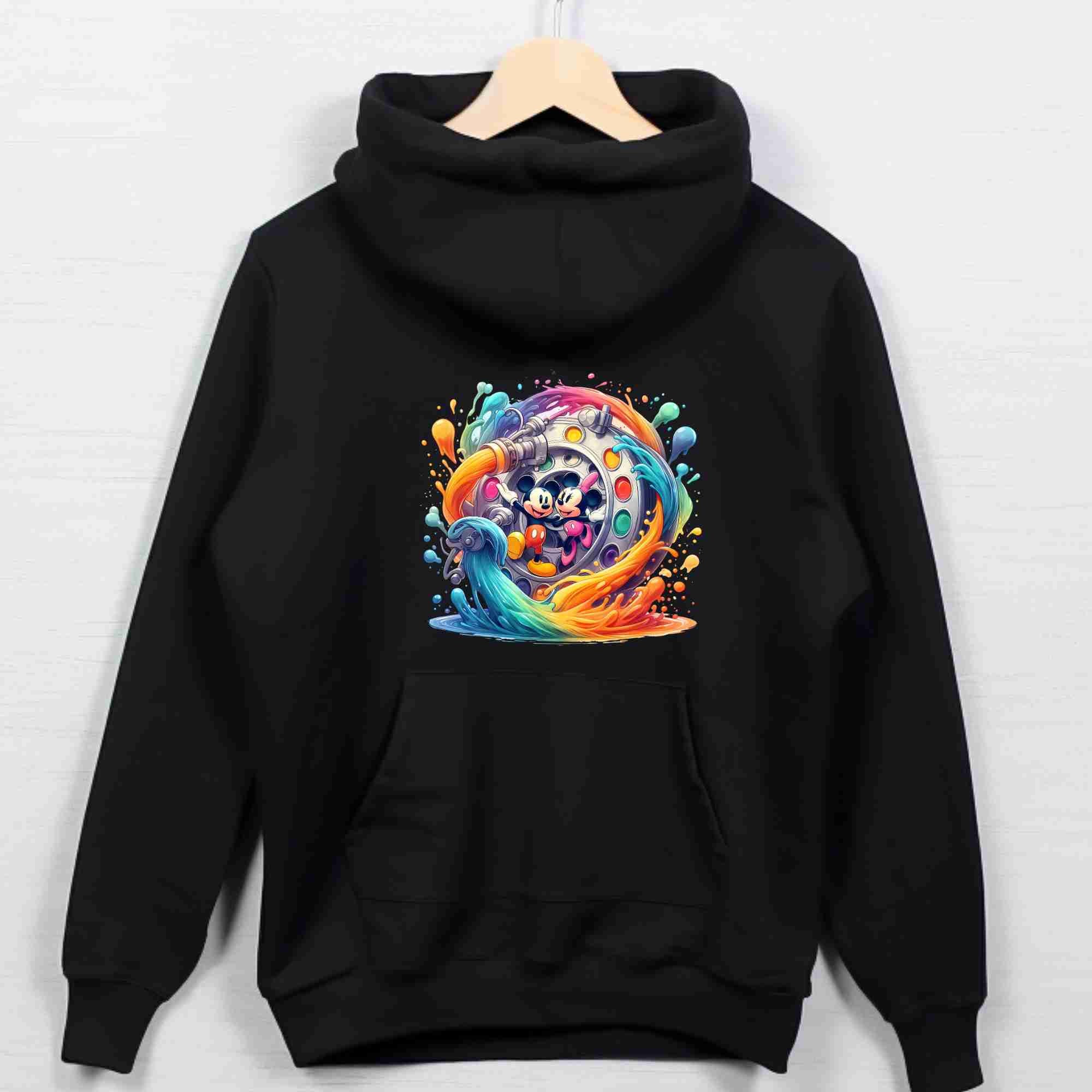 Mickey Mouse Splash and Watercolor Digital, Cute Mickey Friends Clipart ...