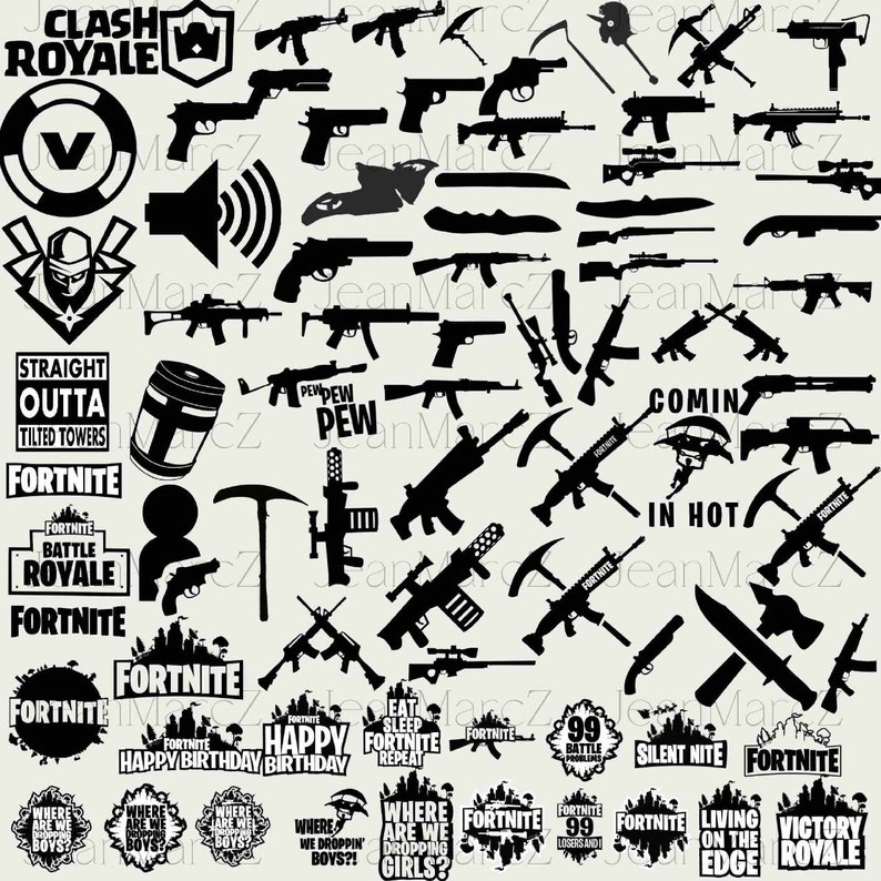 Fort Mega Game SVG, AD: F-nite Clipart Svg, F-nite Lama, F-nite Game ...