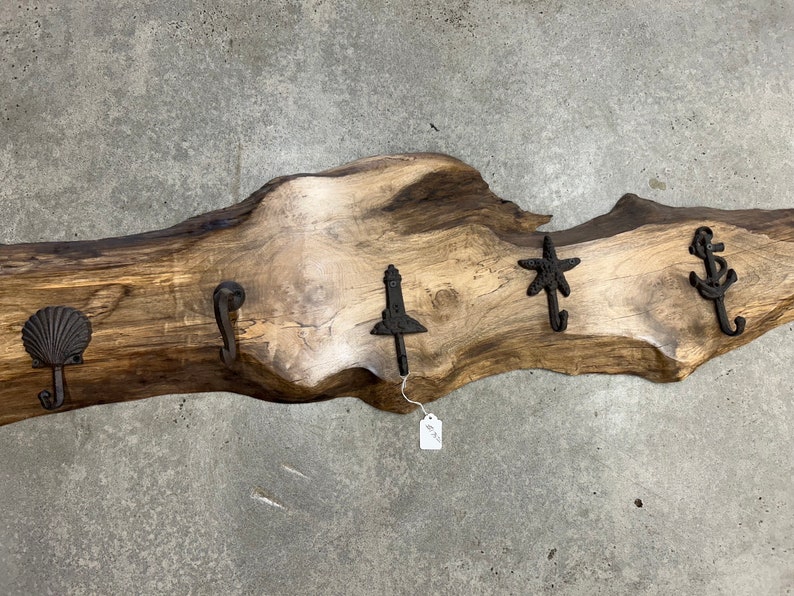 Myrtle Wood Beach Theme Coat Rack - Etsy