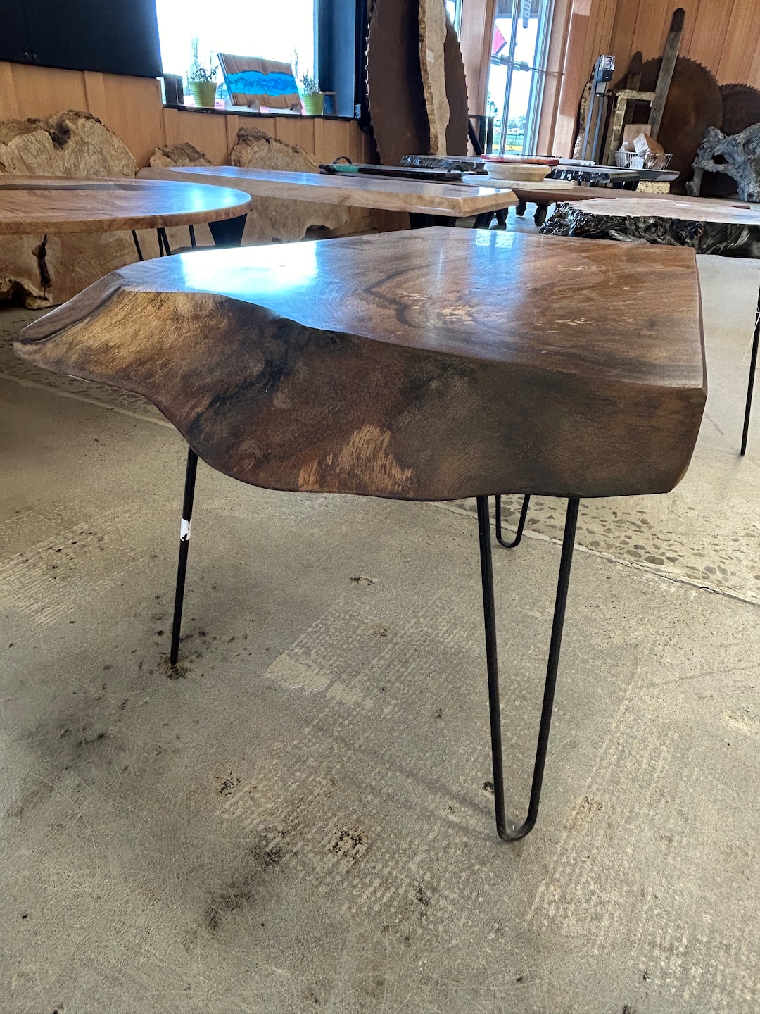 English Walnut Tripod End Table - Etsy