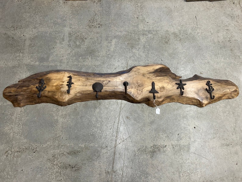 Myrtle Wood Beach Theme Coat Rack - Etsy