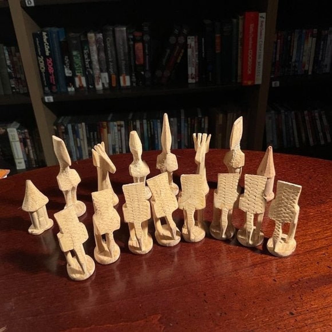 African Vintage Chess Set Ancient Style Chess Board - Etsy