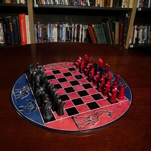 African Vintage Chess Set - Giraffe Chess Board - Etsy