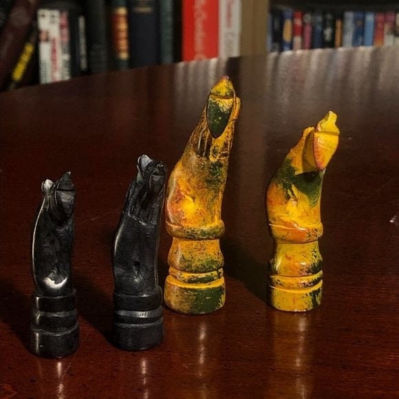 African Vintage Chess Set Kenyan Chess Board - Etsy
