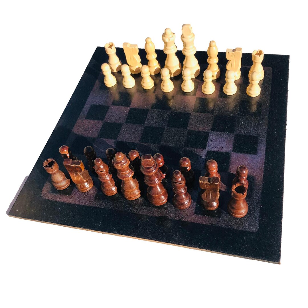 Chess Set Dark Fools Gold - Etsy
