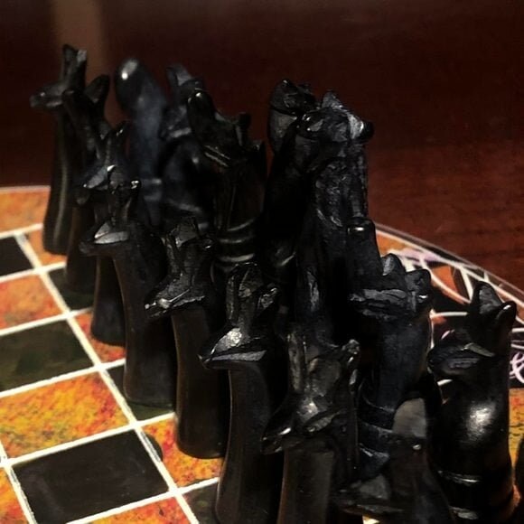 African Vintage Chess Set Kenyan Chess Board - Etsy