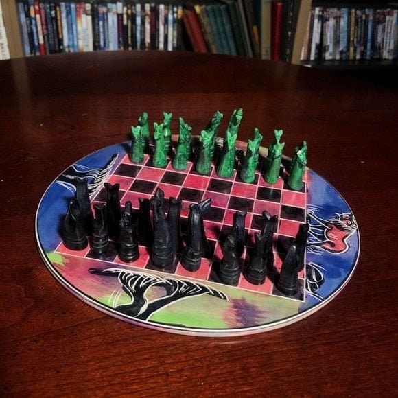African Vintage Chess Set Kenyan Chess Board - Etsy