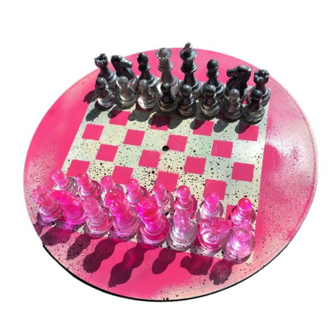 Vinyl Chess Set Royal Pink - Etsy