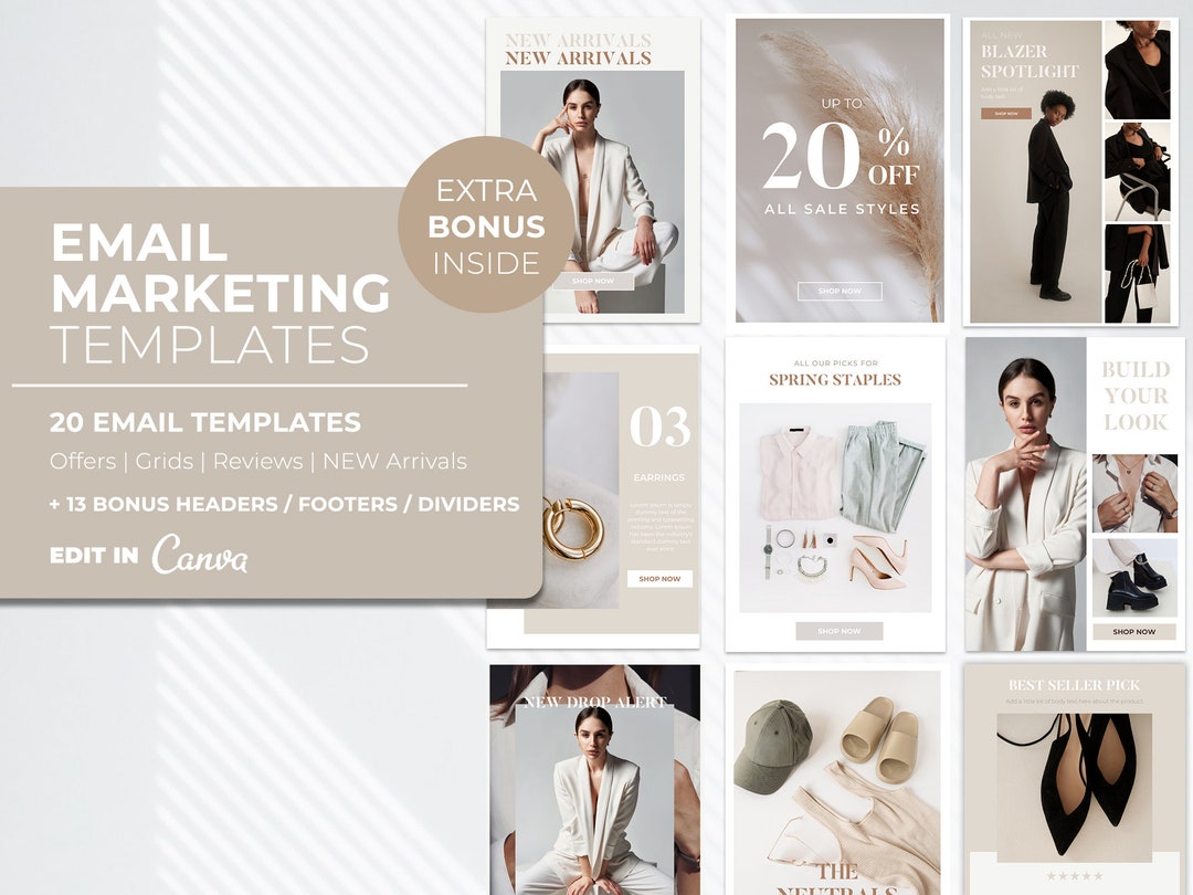 Editable Email Templates | Email Marketing | Product Marketing Email ...