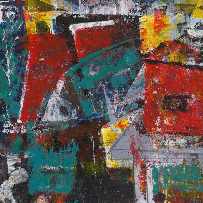 Original ART Signed jiang Taigong Fishinga Modern Abstract Interpretation Painting by Demon - Etsy