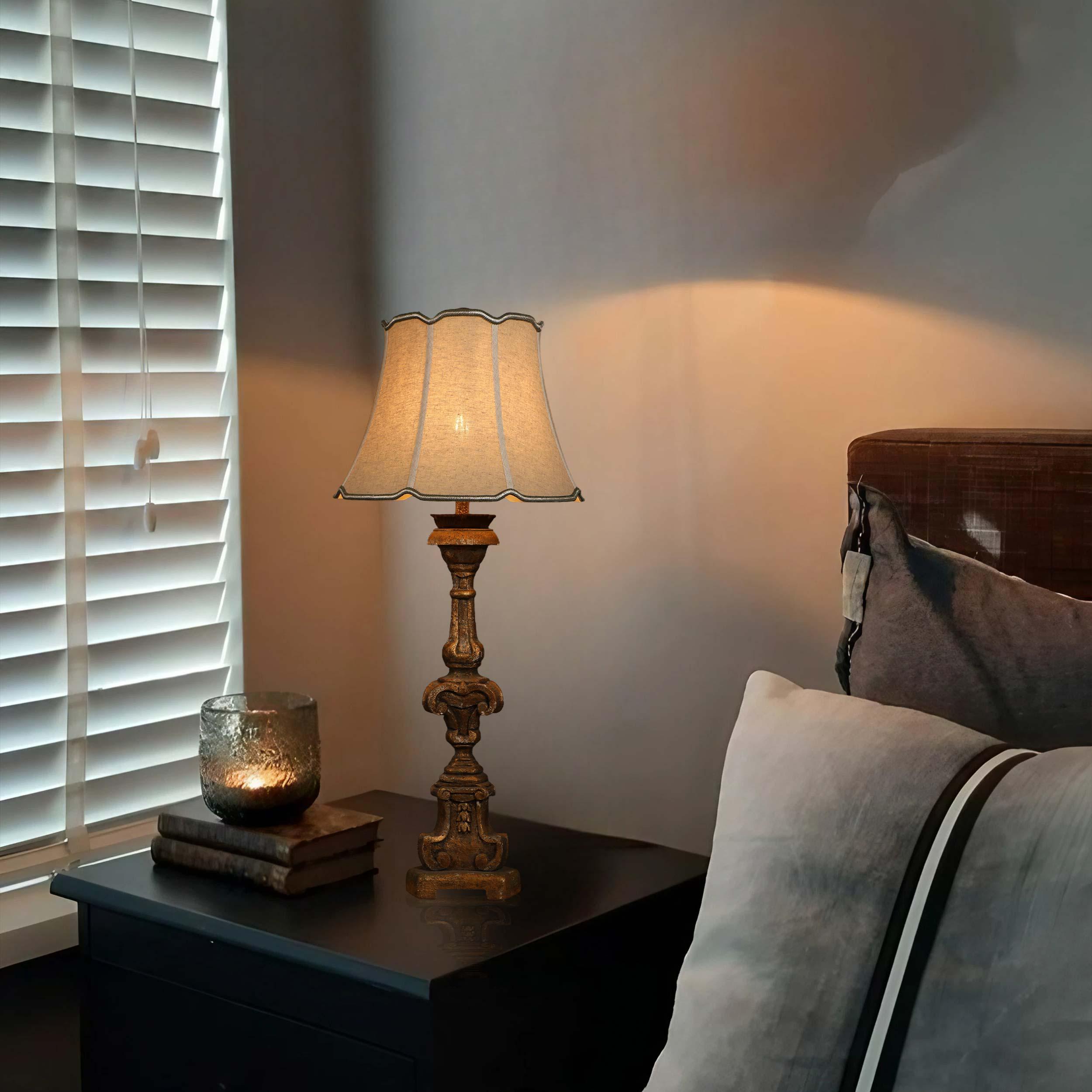 1700s Spanish Giltwood Candlestick Table Lamp,antique Lighting - Etsy