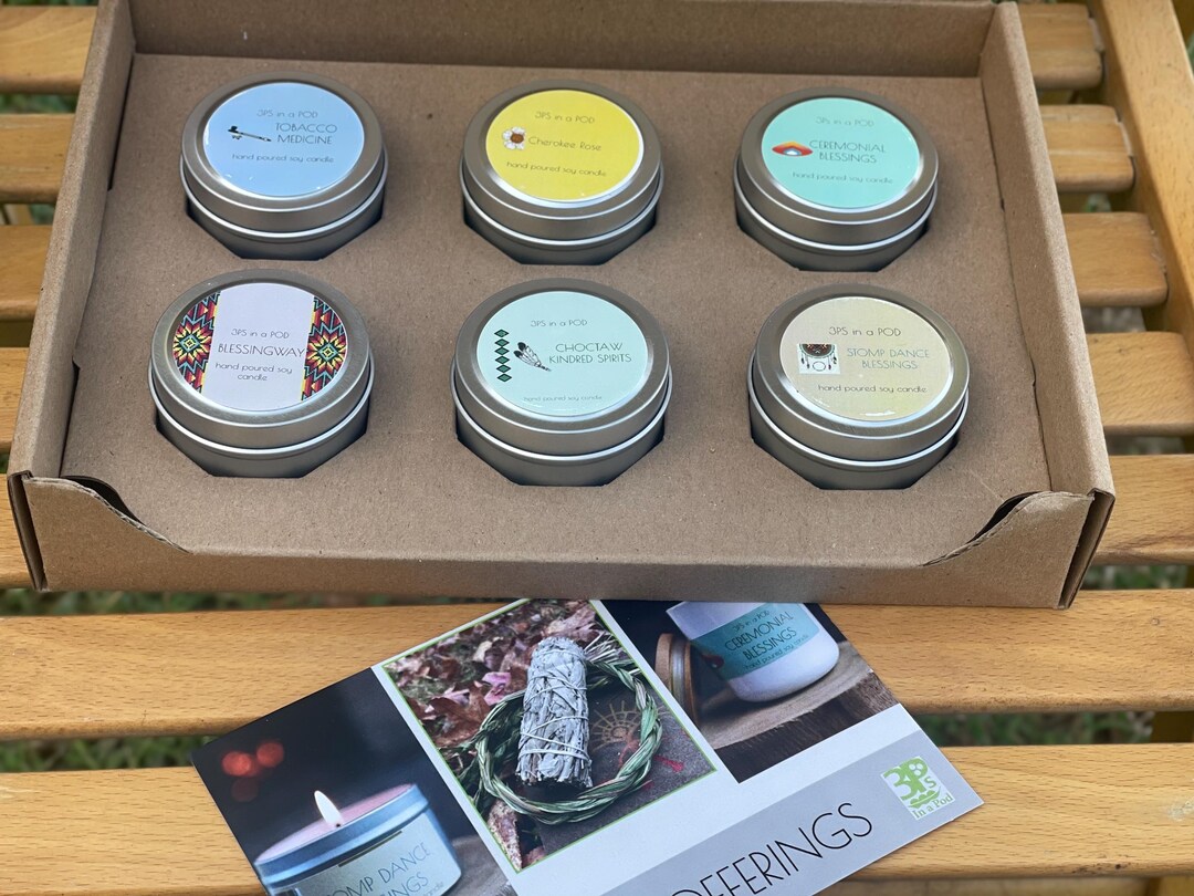 Sacred Offerings: Native American Soy Candle Discovery Box Set - Etsy