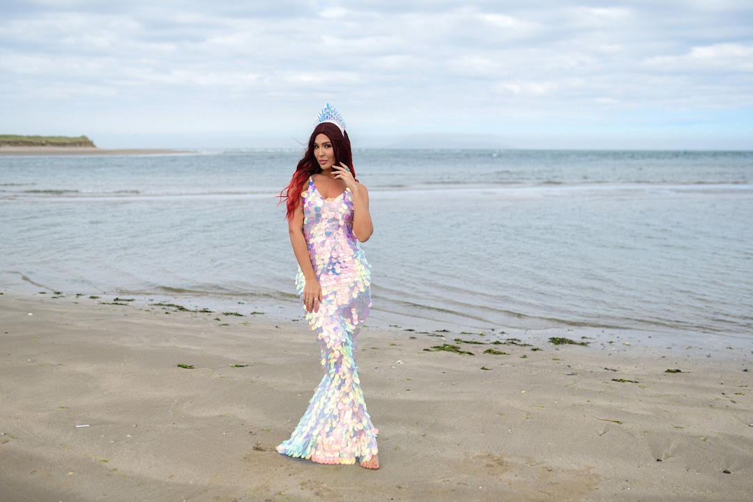 Sequin Mermaid Tail Dress for Adults, Perfect for Mermaid Parties ...