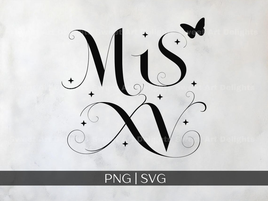 Mis XV SVG, Mis Quince Svg, Quinceañera Digital Download, Mis XV ...