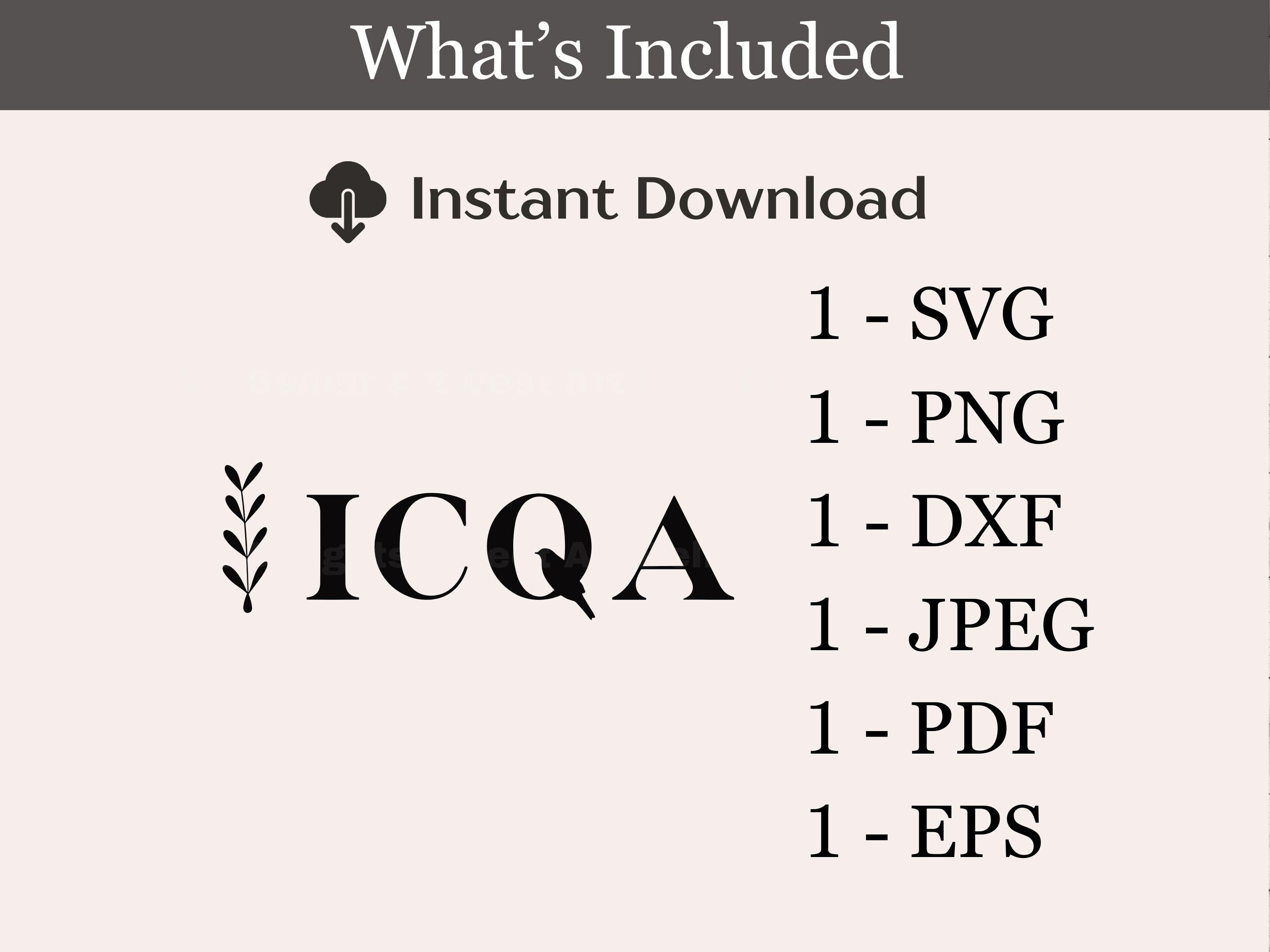ICQA Digital Design Png Svg, Inventory Control Quality Assurance Vector ...