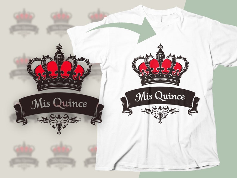 Mis Quince Svg, Png, Jpeg, Pdf, Eps, Commercial Use, Quinceañera ...