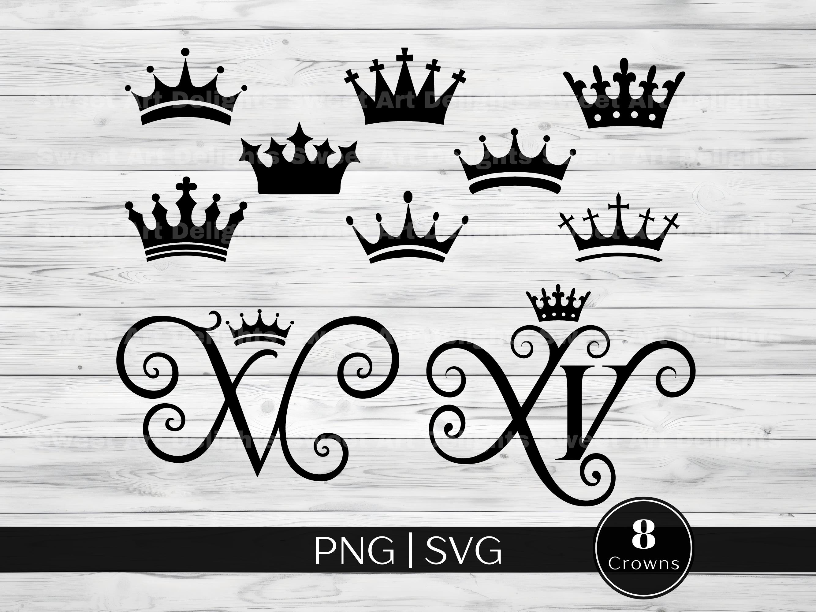 Mis Quince XV SVG Bundle | Crown Quinceañera Digital Clipart | Sweet 15 ...