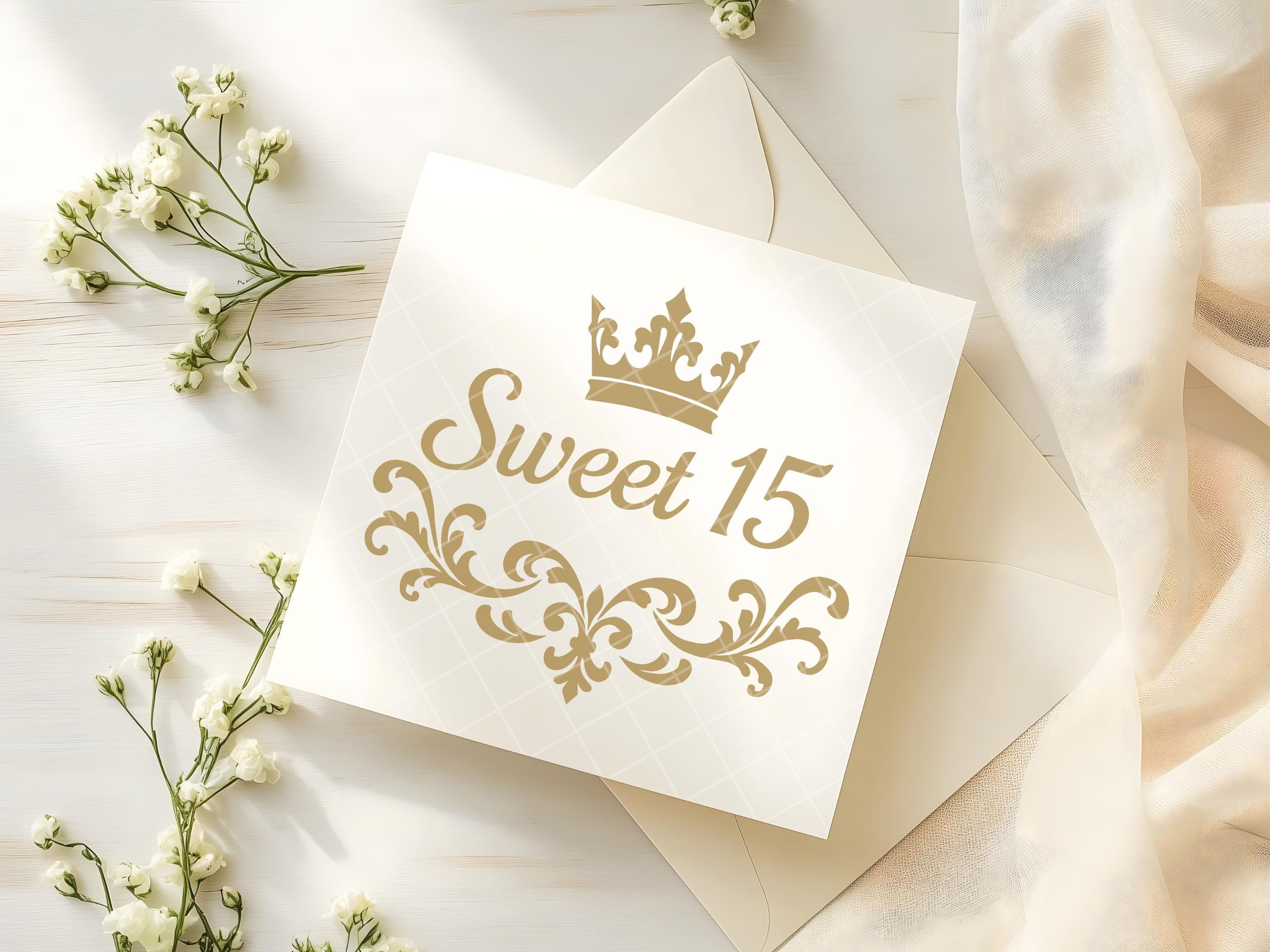 Mis Quince SVG Bundle, Quinceanera Svg, 15 Svg Designs, Sweet 15 ...