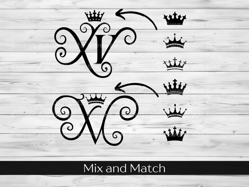 Mis Quince XV SVG Bundle | Crown Quinceañera Digital Clipart | Sweet 15 ...