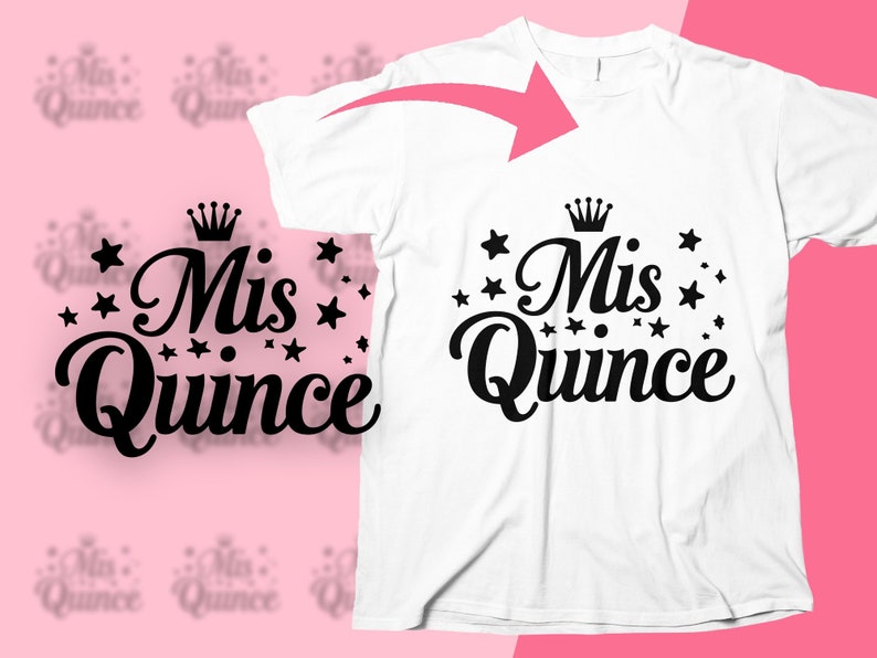 Mis Quince SVG: Quinceañera Sweet 15 Design (digital Download) - Etsy