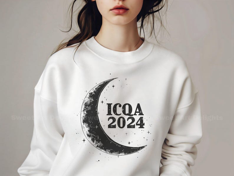 Moon ICQA 2024 SVG, Instant Download, Digital Design, Svg Png for Cricut, Trendy Graphic T-shirt ...