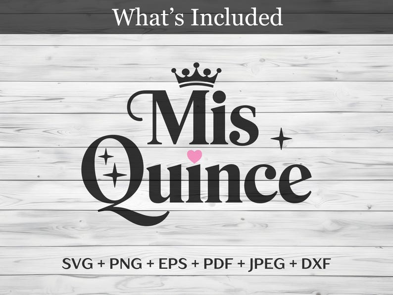 Mis Quince Digital Download, Quinceanera Svg, Mis 15 Svg Design, Sweet ...
