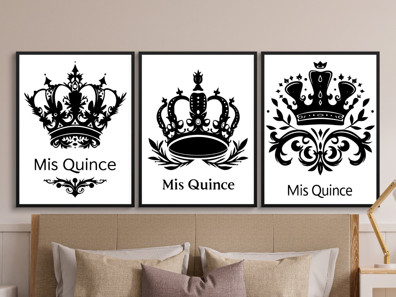 Mis Quince Svg Bundle, Png, Crown, Digital Download, Quinceañera Party ...