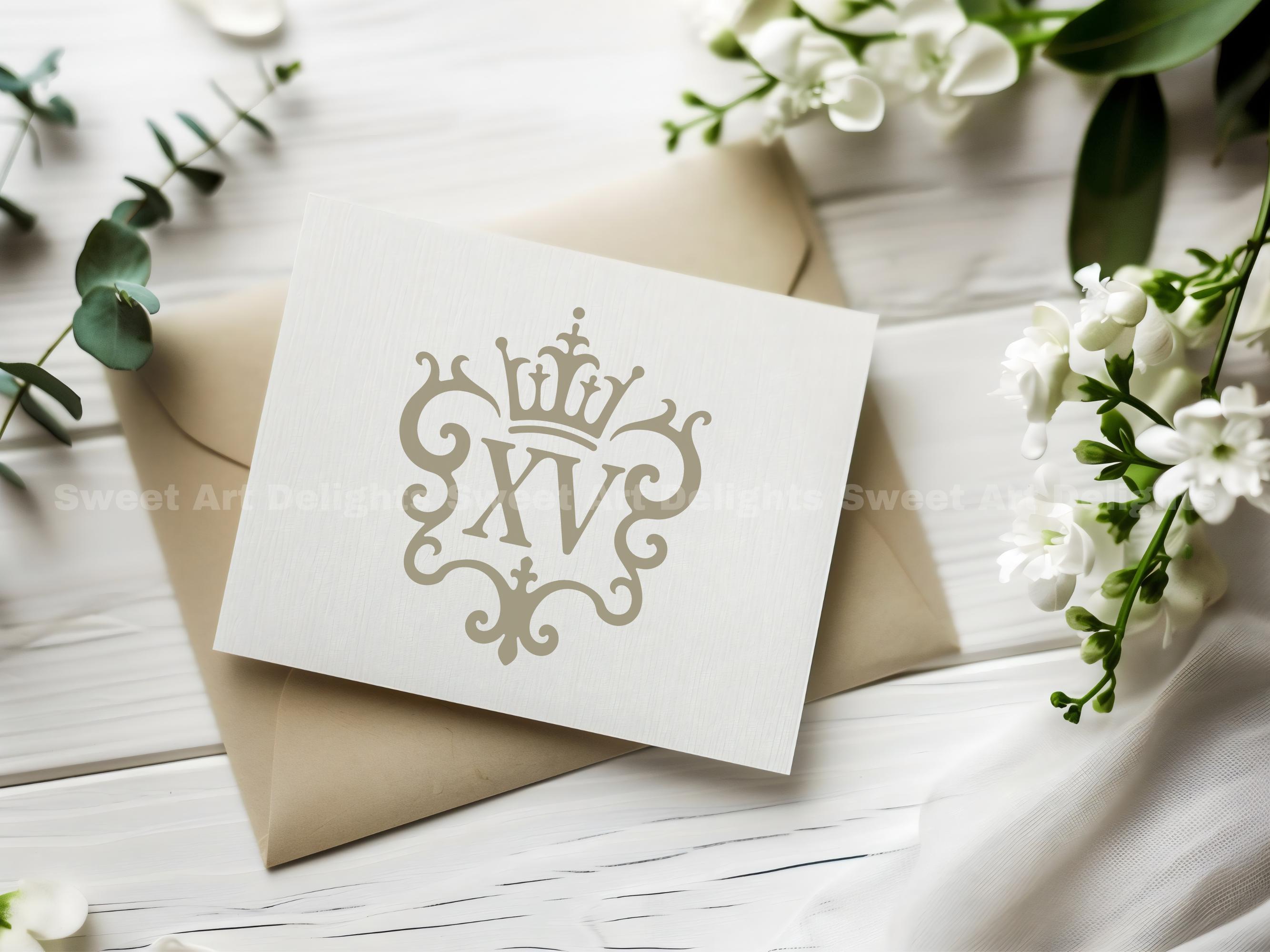 Mis Quince XV SVG Bundle | Quinceañera Crown Digital File | Birthday ...