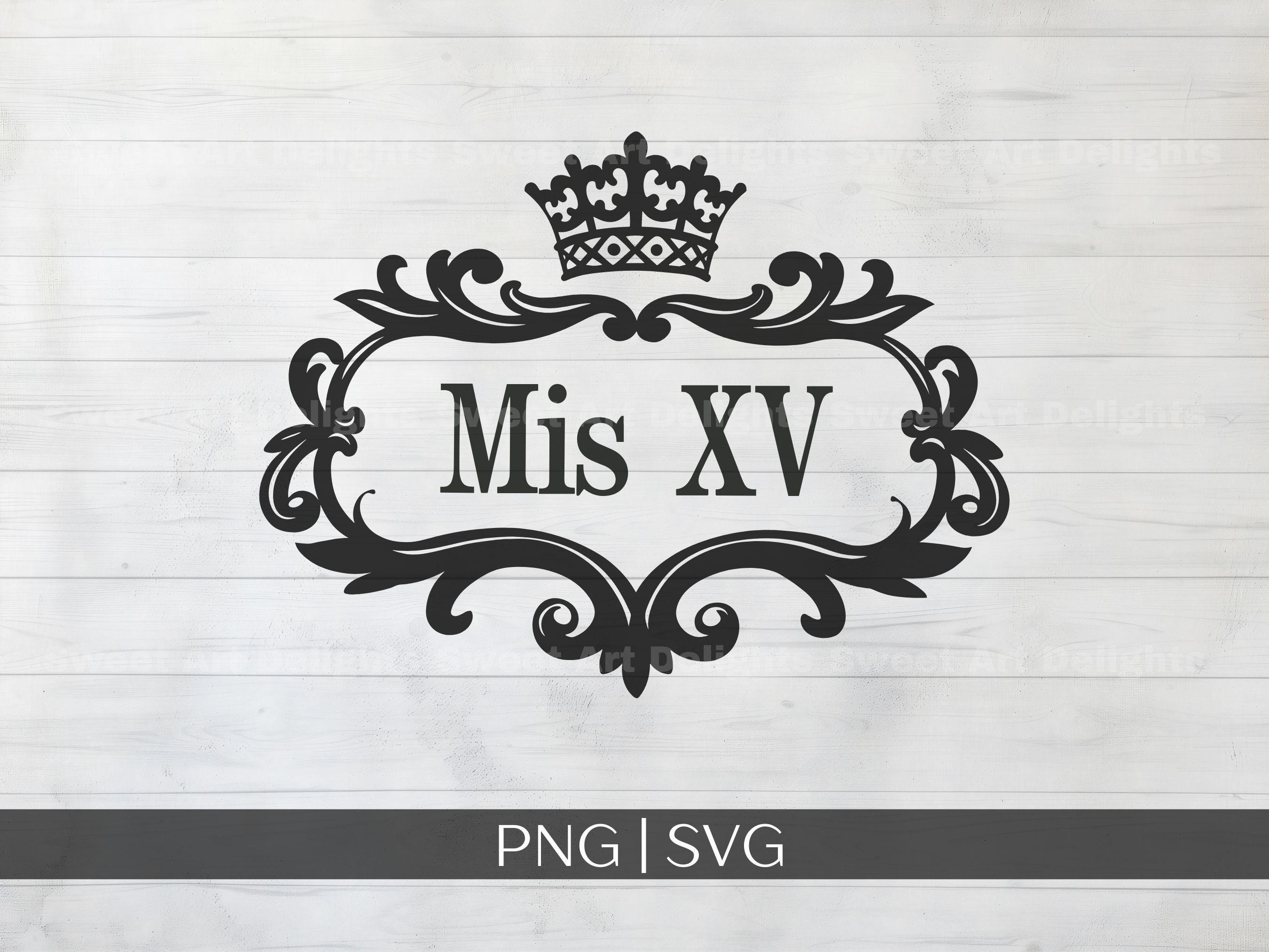 Mis XV SVG Download, Quinceanera Digital File, Mis Quince Svg Cut File ...