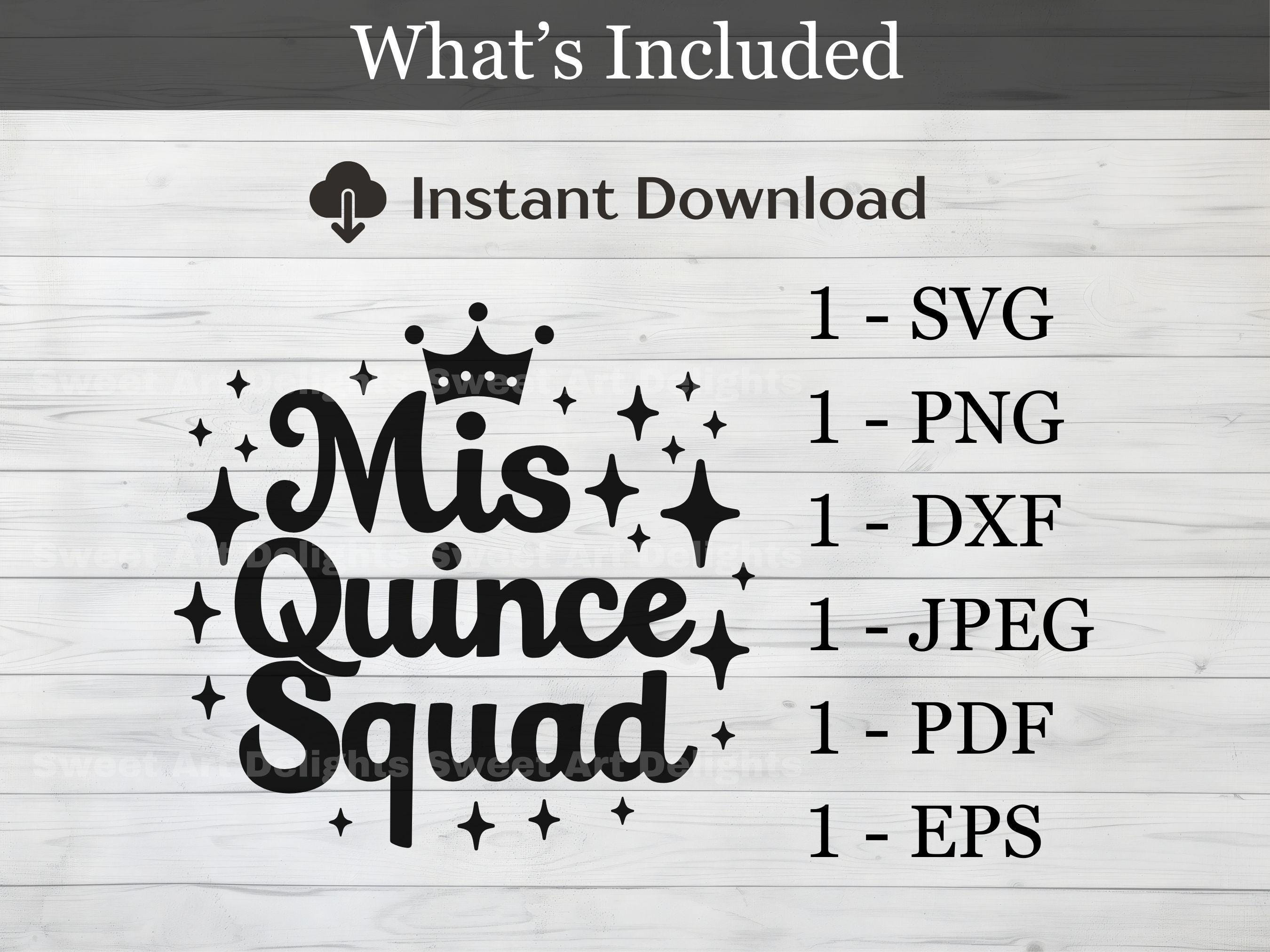 Mis Quince Squad SVG, Quinceañera Squad Svg, Birthday Party Svg ...