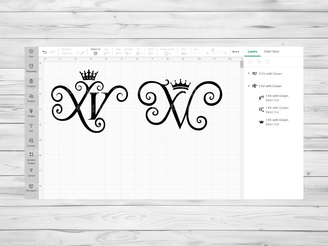 Mis Quince XV SVG Bundle | Crown Quinceañera Digital Clipart | Sweet 15 ...