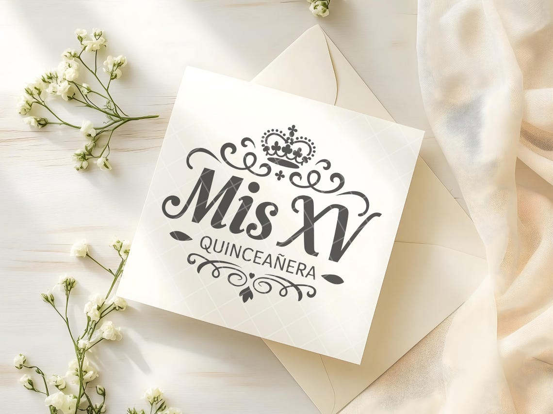 Mis XV SVG, Quinceañera SVG 15, Mis Quince Anos Svg, 15 Svg Designs ...