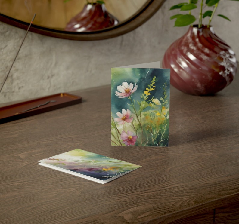 Watercolor Painting,field Flowersinstant Digital Download PNG/JPG ...