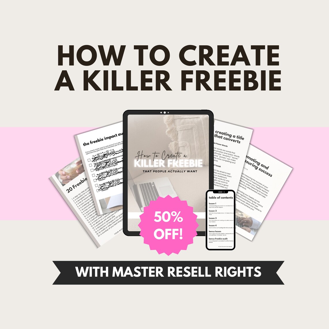 How to Create a Freebie Digital Guide Ebook With Master Resell Rights ...