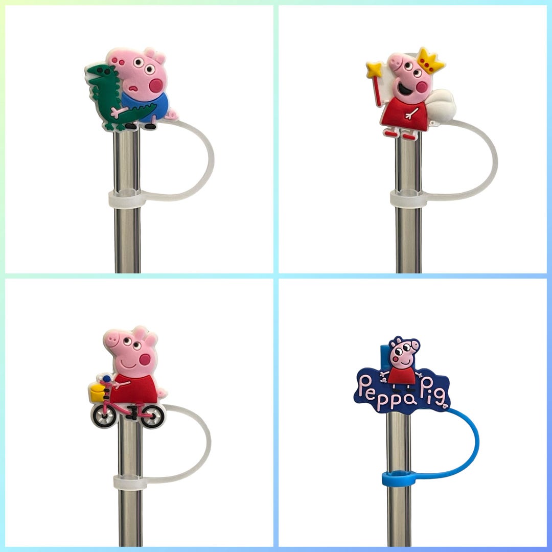 Cute Pig Straw Topper - Etsy