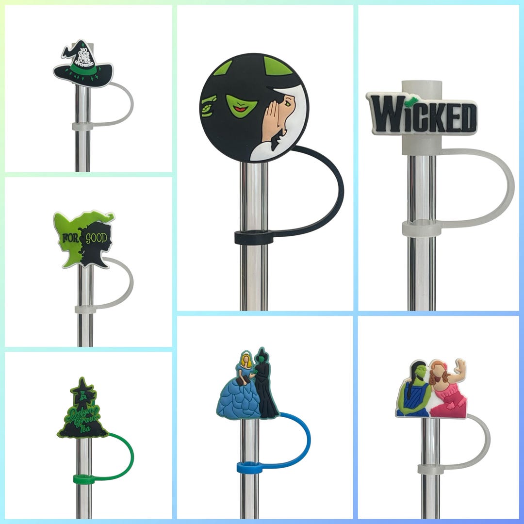 Wicked Straw Topper - Etsy