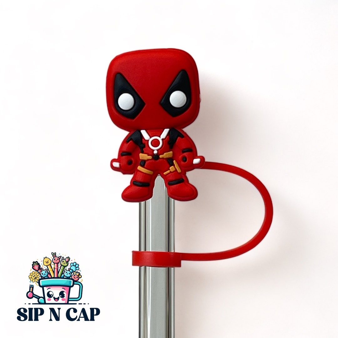 M Superhero Straw Topper - Etsy