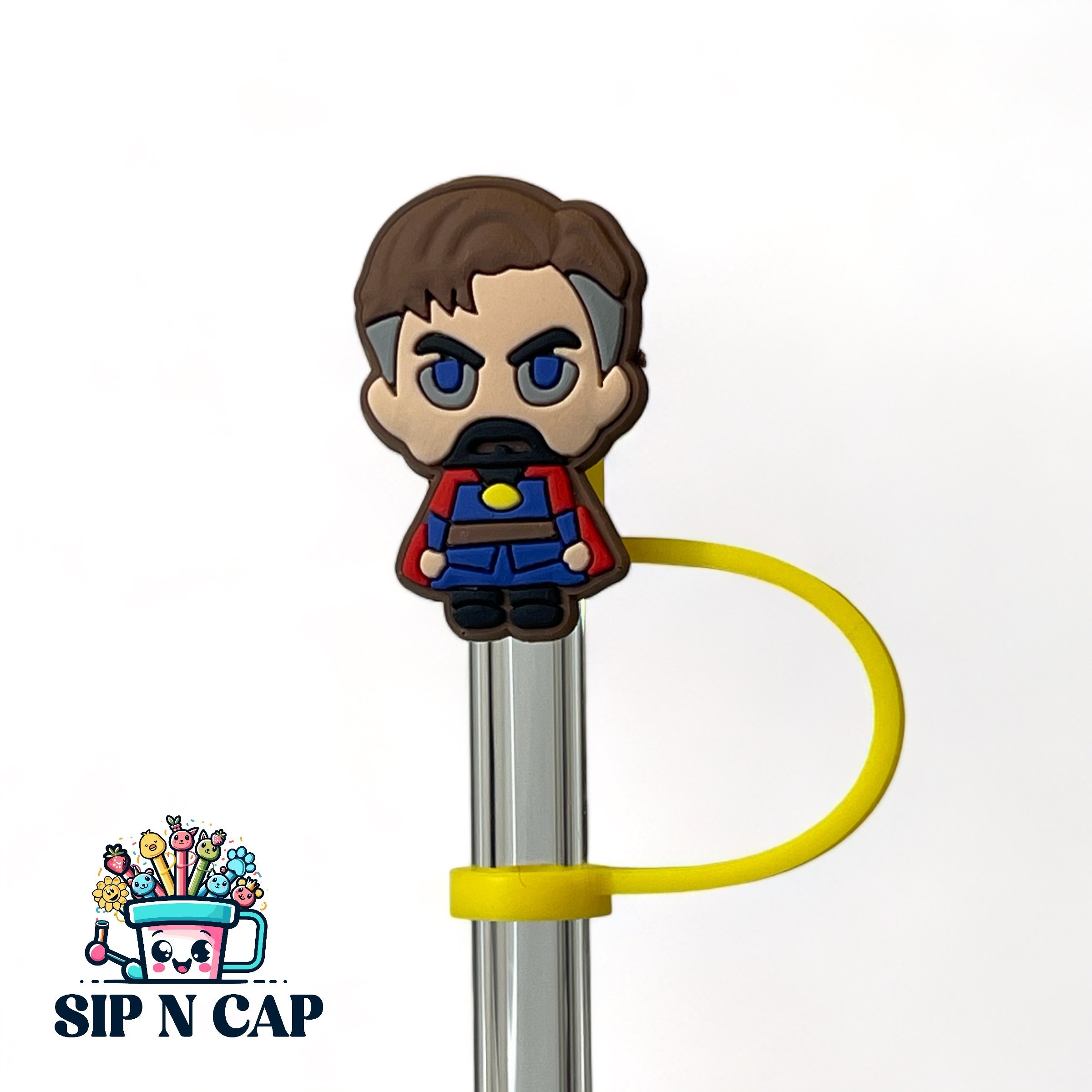M Superhero Straw Topper - Etsy