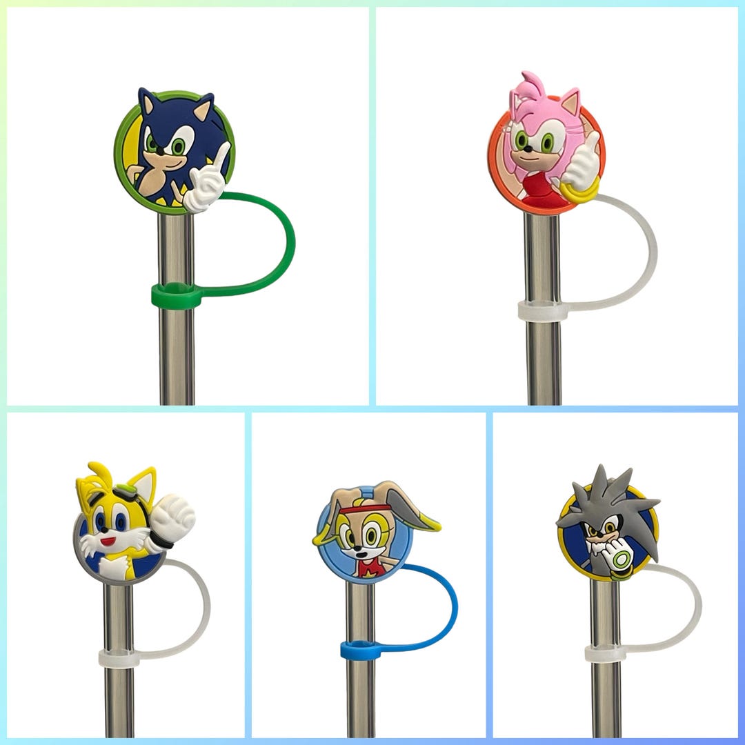Sonic Straw Topper - Etsy