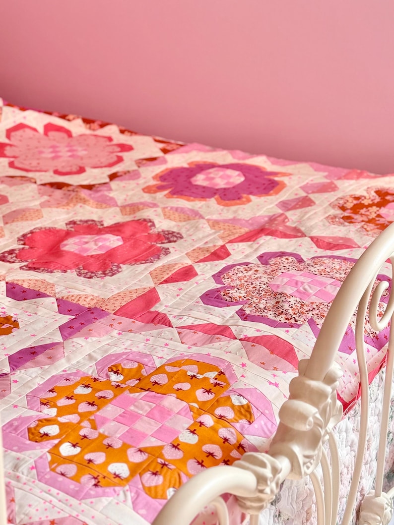 Peony Parade Quilt Pattern PDF - Etsy
