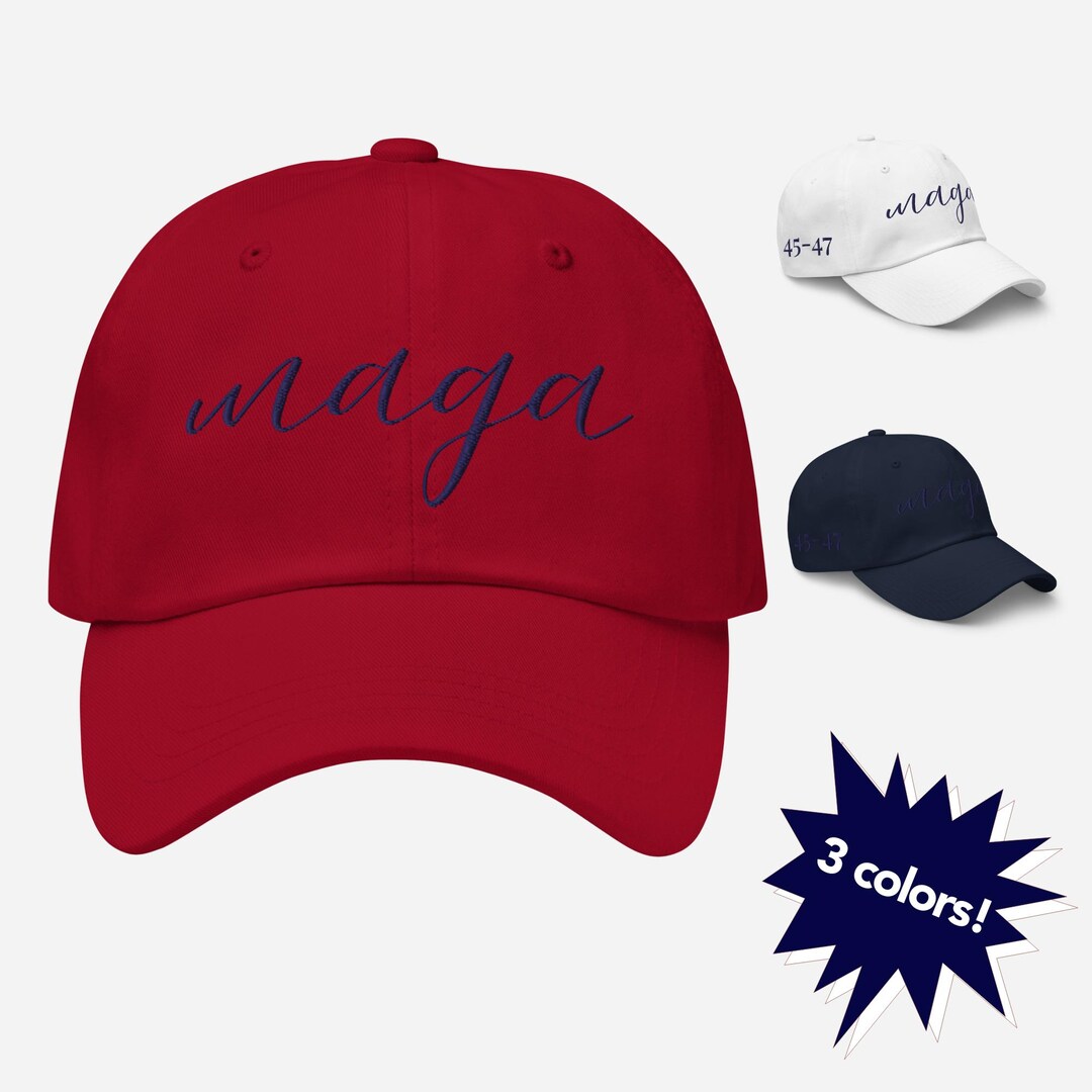 Cute Political Maga Hat for Women, Ladies Script Maga Hat 2024, Subtle ...