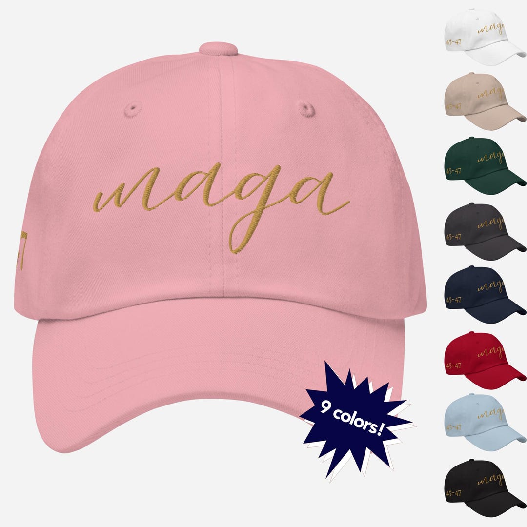 Cute Political Maga Hat for Women, Ladies Script Maga Hat 2024, Subtle ...