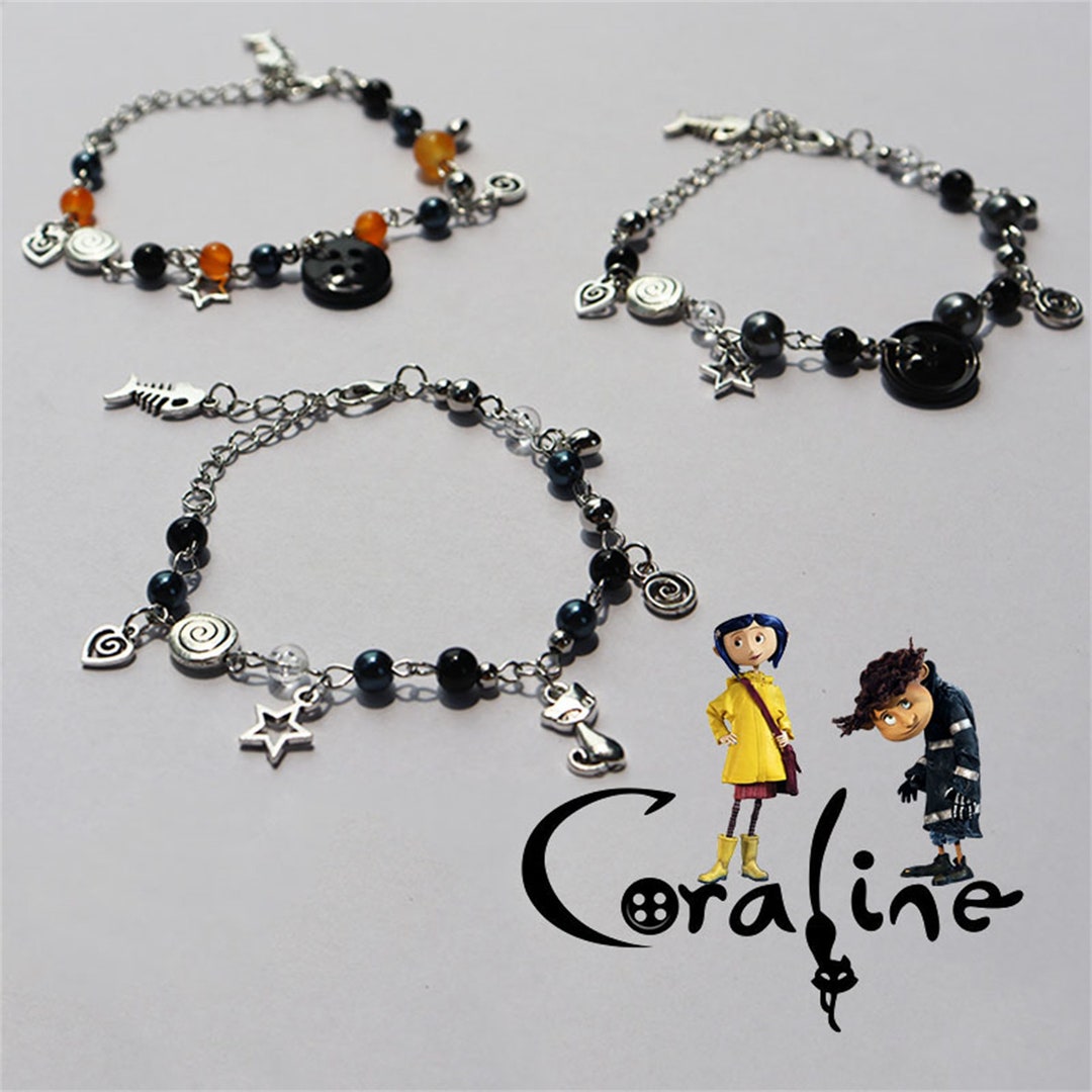 Coraline and Wybie Matching Matching Bracelets, Couple Bracelets ...