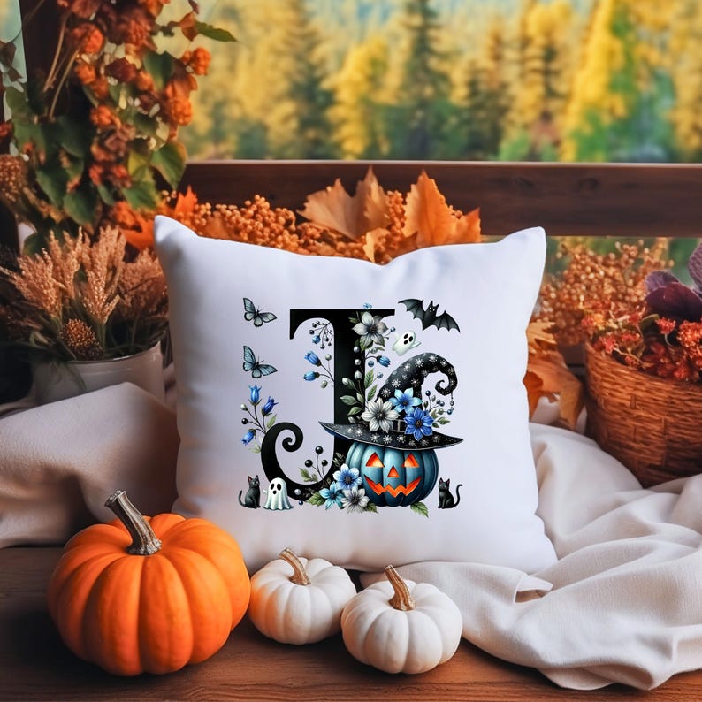 Halloween Alphabet Letters A-Z Clipart, Png, Digital Download, Junk ...